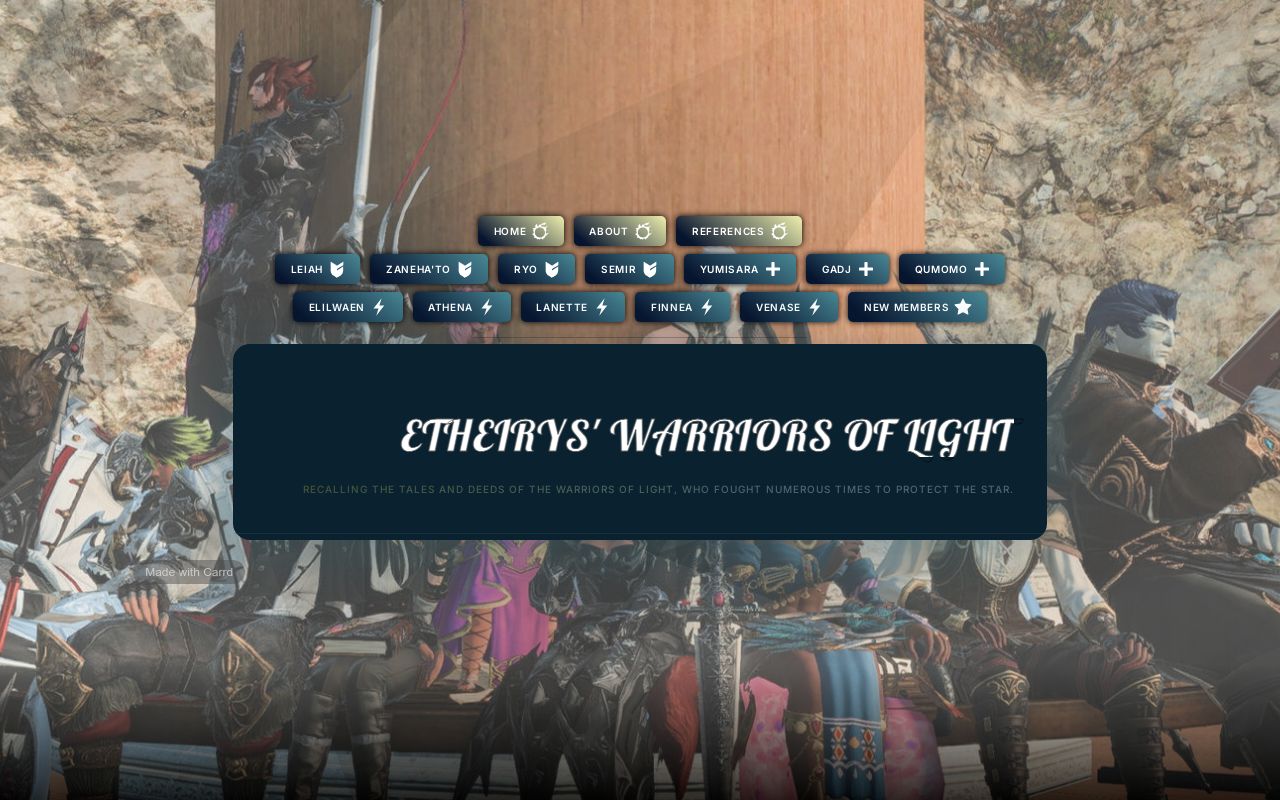 Etheirys' Warriors of Light